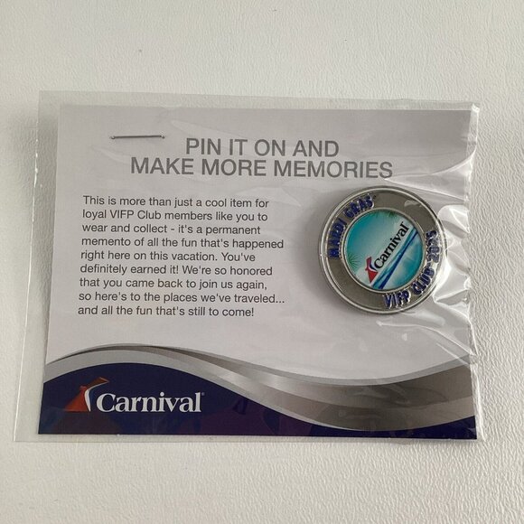 Other | Carnival Cruise Lines Souvenir Vifp Club Mardi Gras Platinum ...
